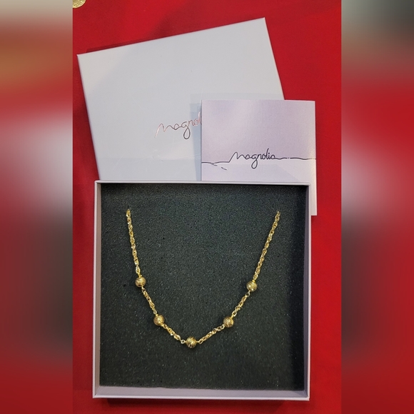Magnolia | Jewelry | Magnolia Necklace Gold Tone Made In Israel New ...